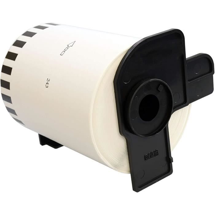 DK-22243 (102mm x 30.48m) papier étiquettes continues compatible pour ...