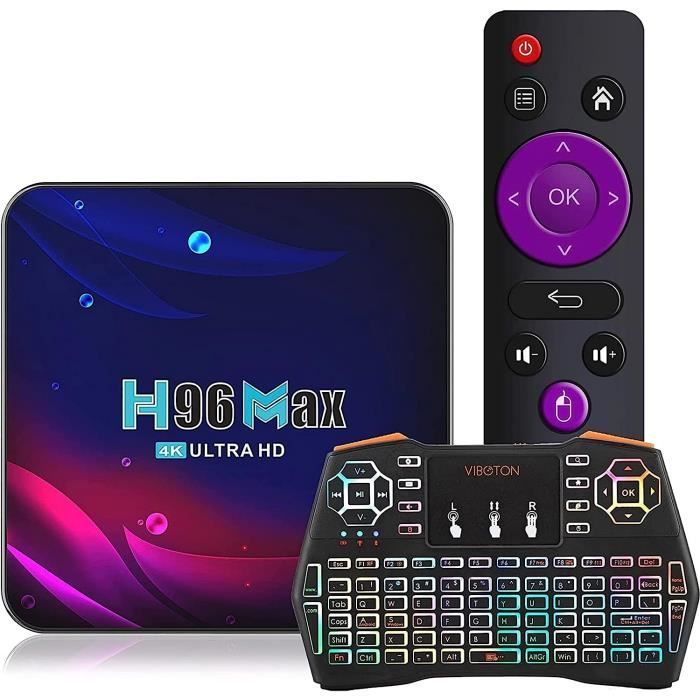 Boîtes de télévision pour déménager Boîte TV Android 11.0, H96 Max V11 ...