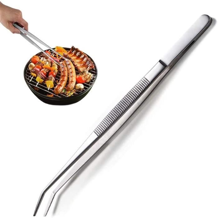 Pince agrave; eacute;piler pour barbecue en acier inoxydable 304 de 30 ...