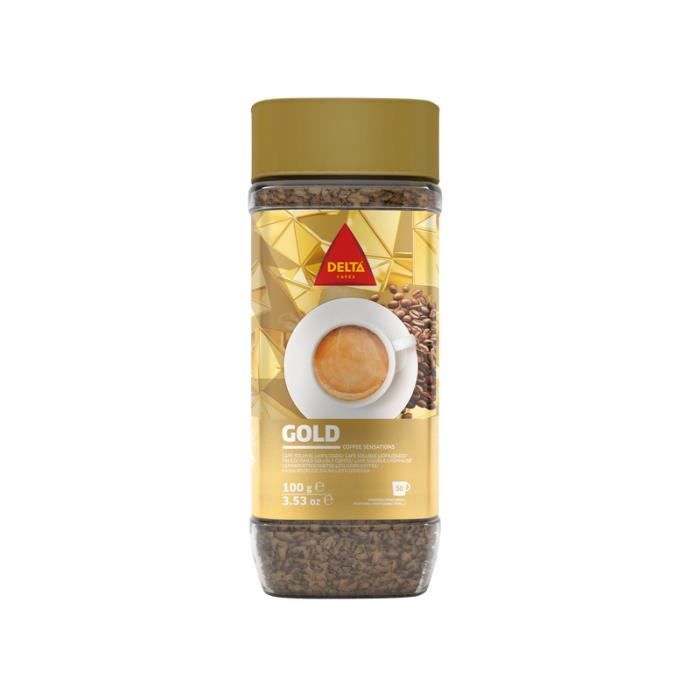 Delta Cafés Soluble Gold Flacon 100g - Cdiscount Au quotidien