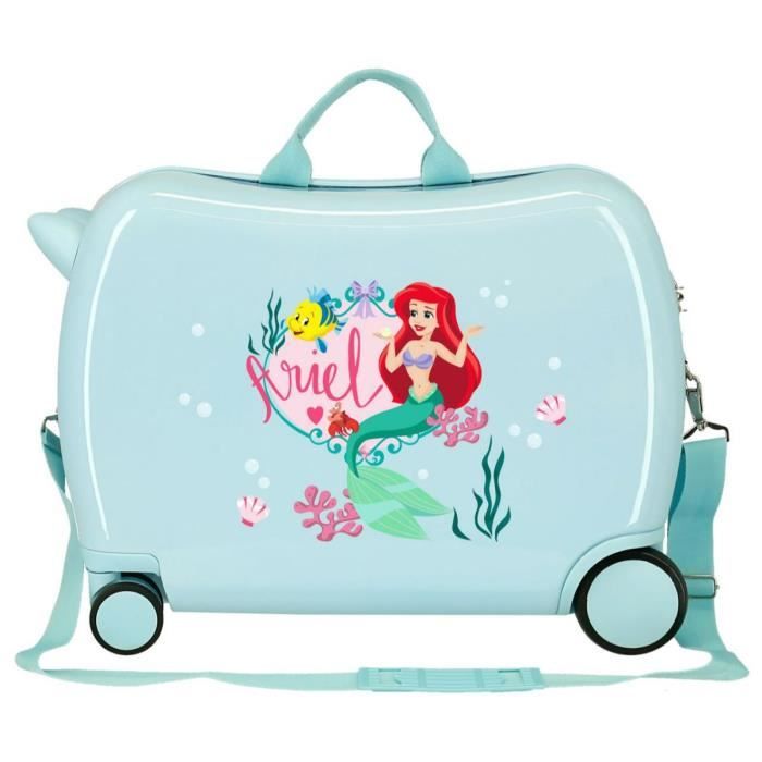 Valise Soute - DISNEY - Ariel - Rigide - 2 roulettes - Multicolor