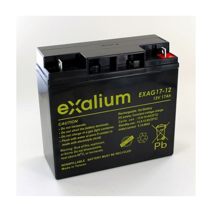 Batterie plomb Gel 12V 17Ah Exalium - Cdiscount Bricolage
