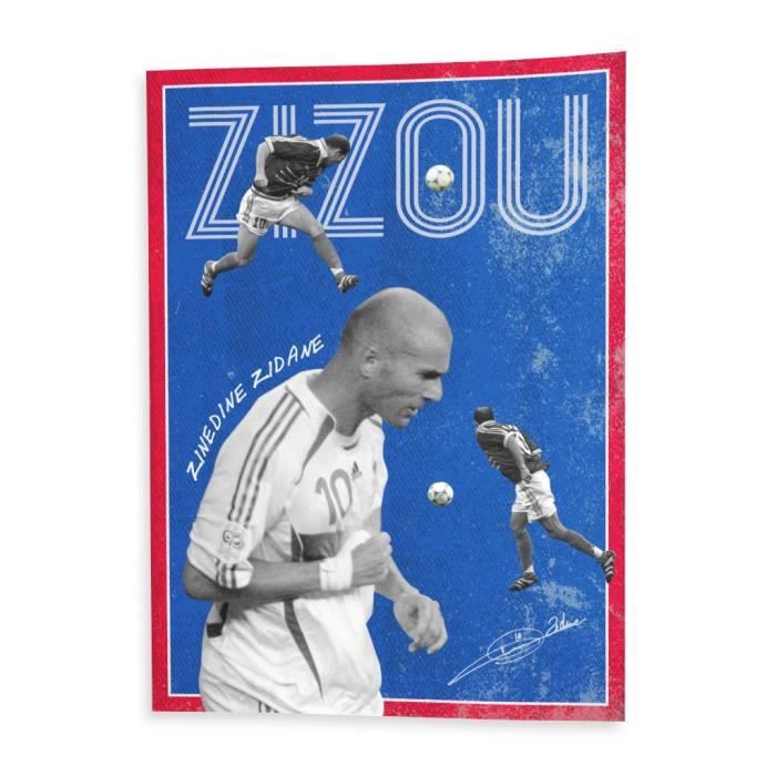 Affiche Poster - FABULOUS - Zidane Zizou - Vintage - 31cm x 44cm ...