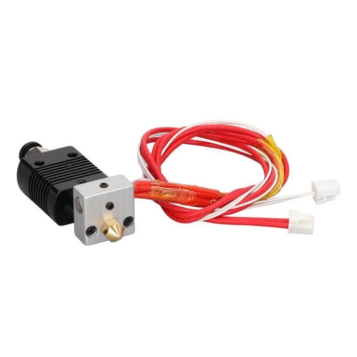 Fdit extrémité chaude d'extrudeuse d'imprimante Extrudeuse d'imprimante 3D Hotend Extrudeuse à ...