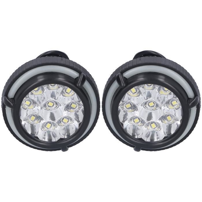 Garosa Lampe spot à LED 12V 9LED Spot Light 2000-4000k Lampe à ...