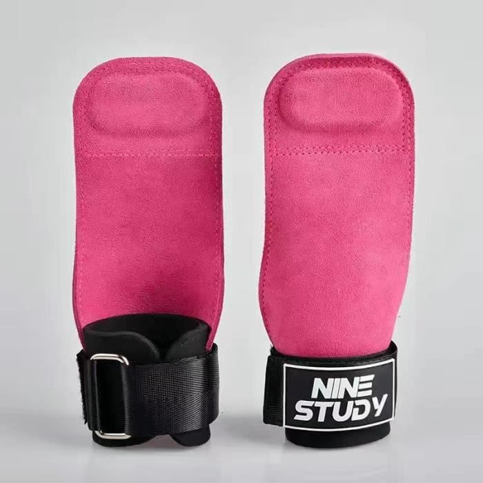 Gants de gymnastique en cuir de vachette pour le Crossfit - Pink ...