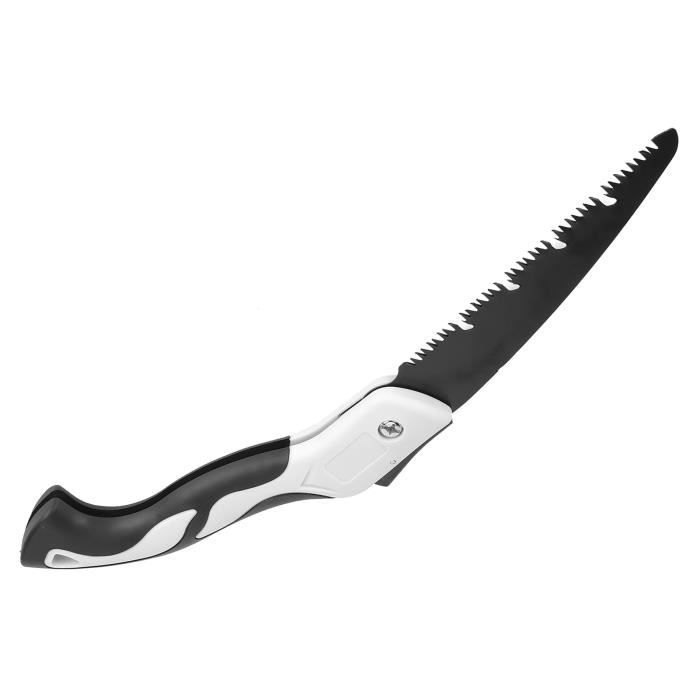 Lame de scie pliante en acier SK5 pour travail du bois à main - QIILU - 17,5 cm de lame ...
