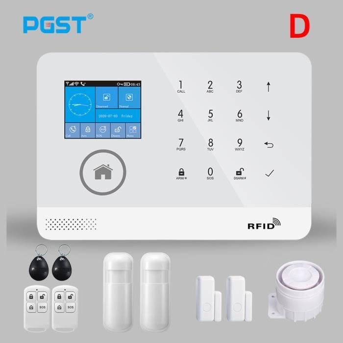 Système d'alarme - RUMOCOVO - PG-103 - Sans fil - GSM - 99 zones de ...