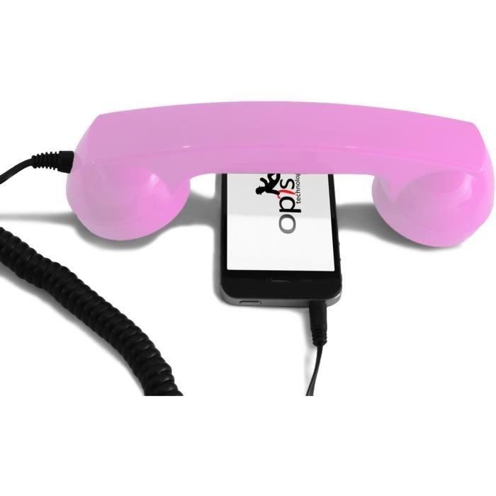 Opis 60S Micro - Combiné Telephone Portable-Écouteurs Filaire-Casque ...