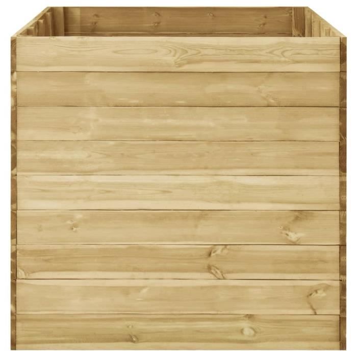 HUA - Pots | cache-pots - Lit surélevé de jardin 200x100x97 cm Bois de ...