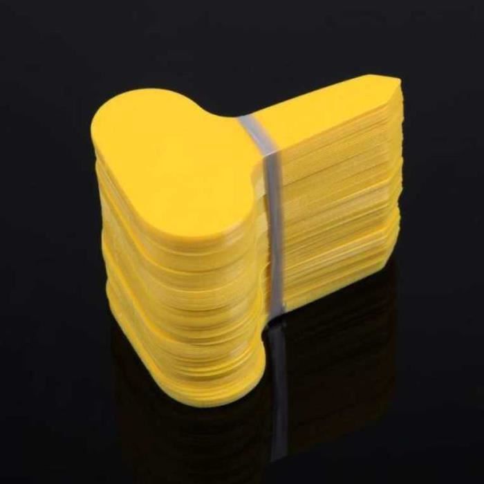 WE03792-Étiquettes de pépinière en plastique de type T. 100 pièces ...
