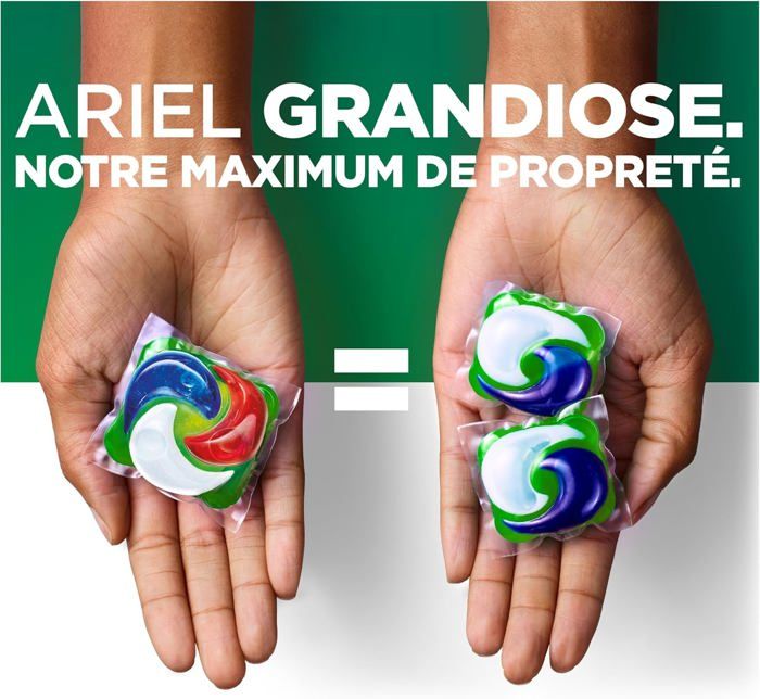 Grandiose PODS,Lessive Liquide En Capsules 21 Lavages,2 X Action ...