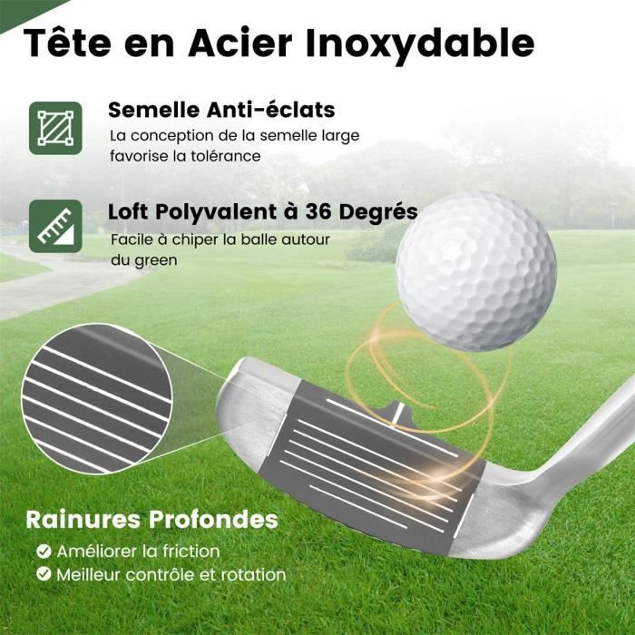 COSTWAY Club de Golf Chipper 35 Pouces-Hommes Droitier-Coin de ...