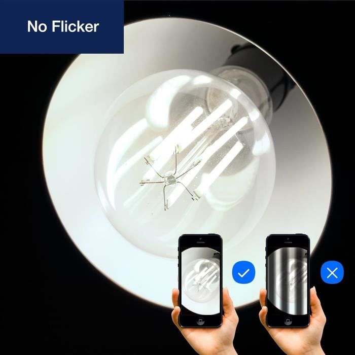 Ampoule Led Edison E27, A70 Led À Filament Lampe 3452Lm Super Brillant ...
