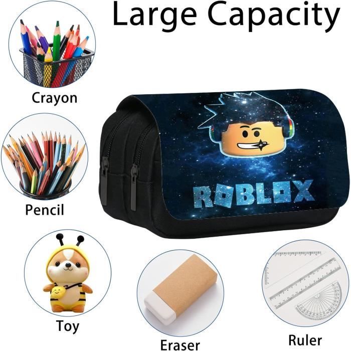 Trousse Roblox, Roblox Trousse Double Compartiment, Roblox Trousse À ...