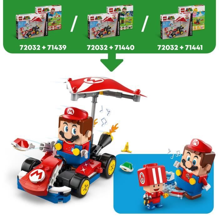 LEGO Super Mario 72032 Mario Kart – Kart standard - Jouet voiture pour ...