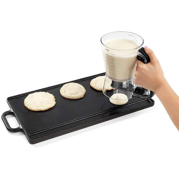 Verre de pâte de précision et doseur crêpes et pancakes valve en ...