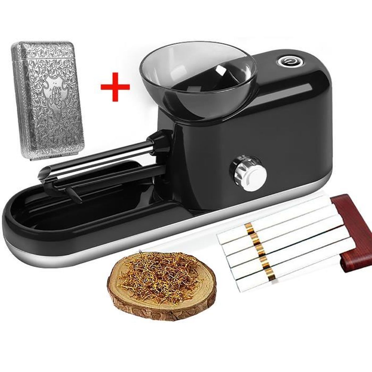 Machine automatique a rouler cigarettes Avec Étui à cigarettes rétro en ...