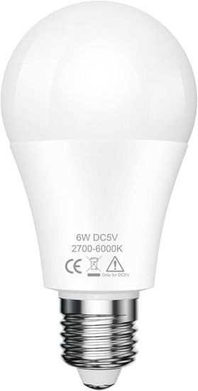 DC5V Ampoules de remplacement LED intensit variable pour lampes de table tactiles 6W E27 3 ...