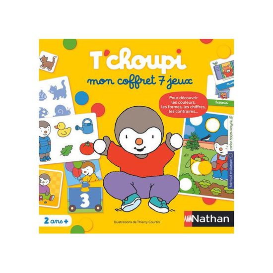 Jeu éducatif Nathan Coffret 7 jeux T'Choupi - Cdiscount Jeux - Jouets
