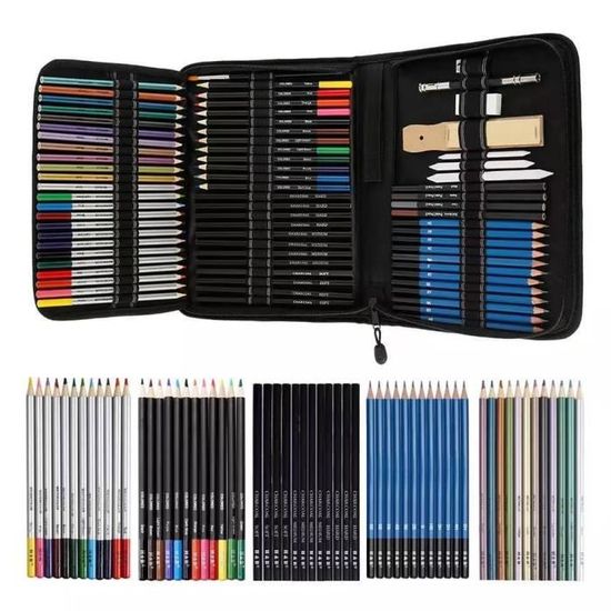 72 Meilleur Crayons De Couleurs Outils Dessin,Sets De Dessin Crayon De ...