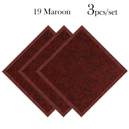 Mastic,Panneau mural insonorisant avec traitement acoustique, 3 pièces ...