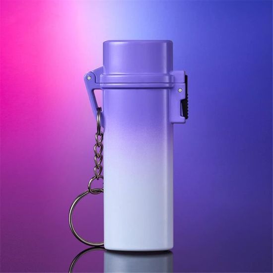 Briquet à gaz au Butane, Transparent, étanche, vert, étui détachable ...