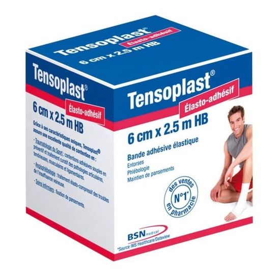 Elastoplaste - TENSOPLAST 2.5 m x 6 cm élastique - Cdiscount Santé ...