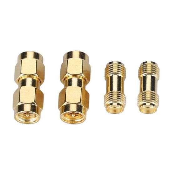 LAN Connecteur Sma Mle À Sma Mle 2 Adaptateur Sma Femelle À Sma Femelle ...