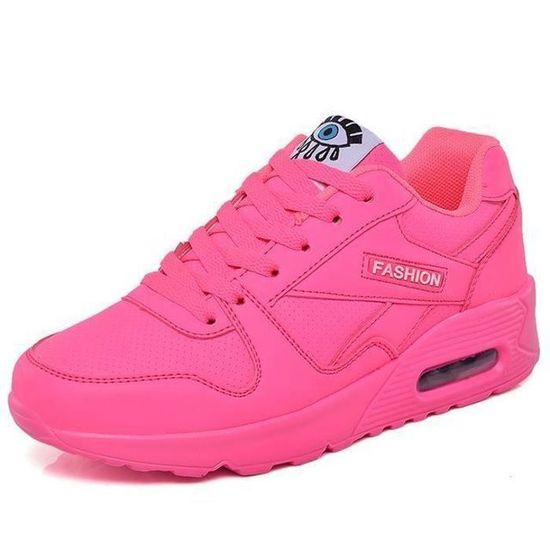 Basket Femme - REMYCOO - Chaussures Sport Feminine Respirante - Talon ...