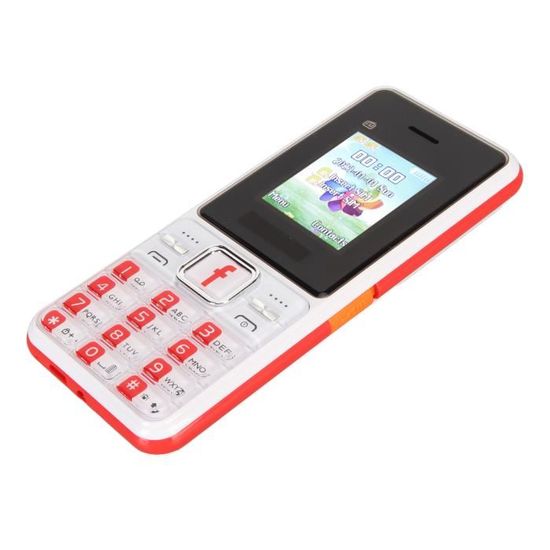 Qiilu Téléphone portable à gros boutons Téléphone portable senior ...