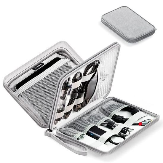 Electronics Organizer Sac de rangement pour câble de voyage, sac de ...
