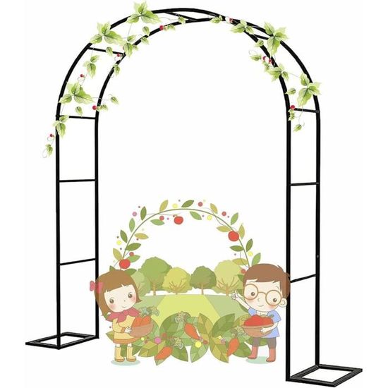 Arche De Jardin Arbor Armature Métallique Arche Large 120Cm 140Cm 160Cm ...