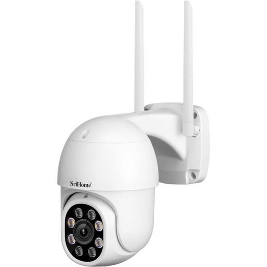 Caméra de surveillance de sécurité, caméra IP Wifi Ptz 2Mp, suivi ...