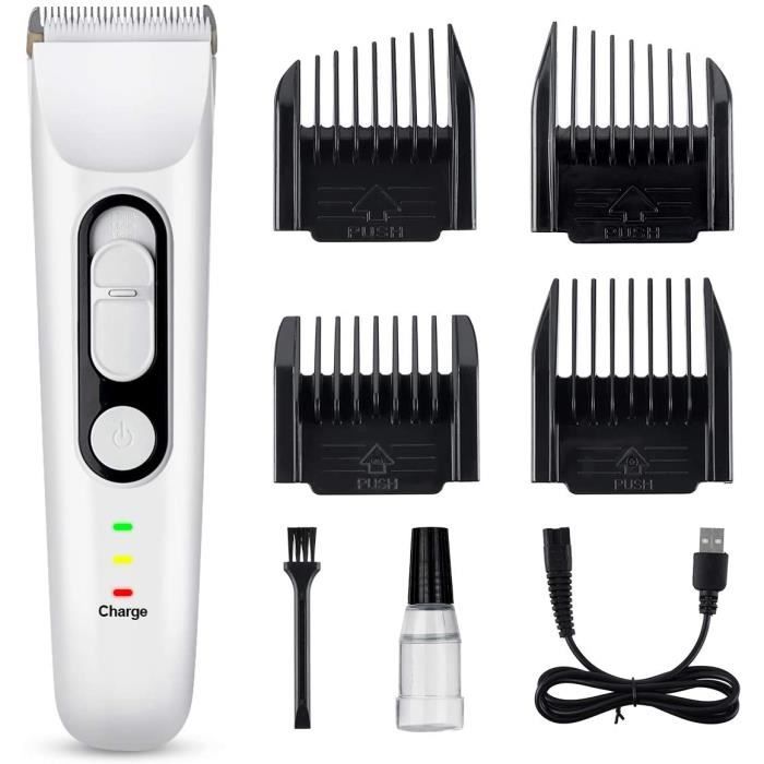 Coffret cheveux homme, tondeuse electriques hommes,lame réglable professionnelle tondeuse barbe ...