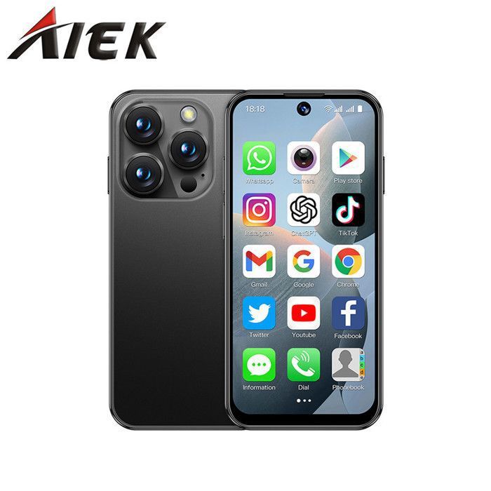 AIEK XS19 3G Mini Smartphone 3.88 pouces 2GB+16GB 2MP/5MP Bluetooth 4.0 Android 10.0 900mAh ...