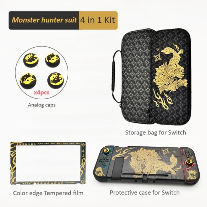 Type I-Sac De Rangement Monster Hunter Pour Nintendo Switch, Sacoche De Transport, Coque De ...