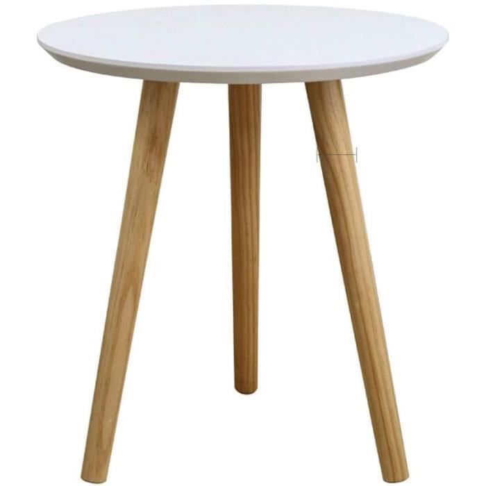 Meubles Modernes Table Basse Table Basse Table d'appoint Ronde Blanche ...