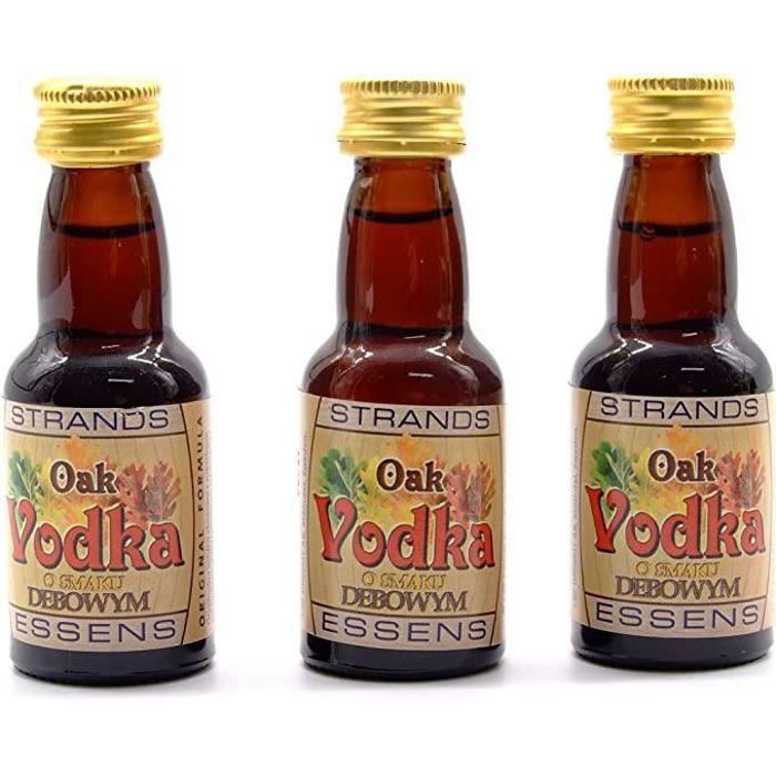 Oak Vodka 3x25 ml - sans alcool | Essence de Vodka | Arôme pour gâteau ...