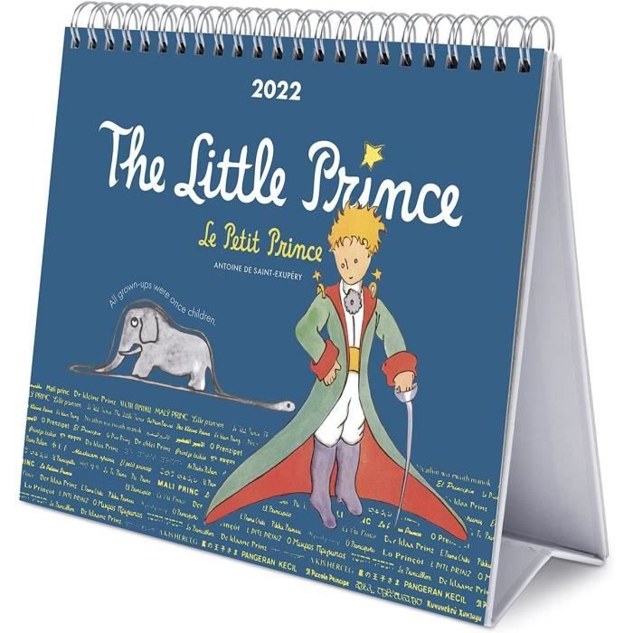 Calendrier De Bureau 2022 Le Petit Prince - 12 Mois | De Janvier À Décembre 2022 | 20X18X6,5 Cm ...