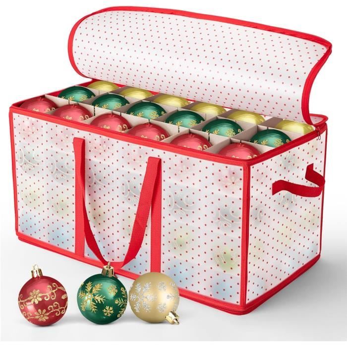 Boîte De Rangement Decoration Noel Boule De Noël Sac Noel Pour 128 ...