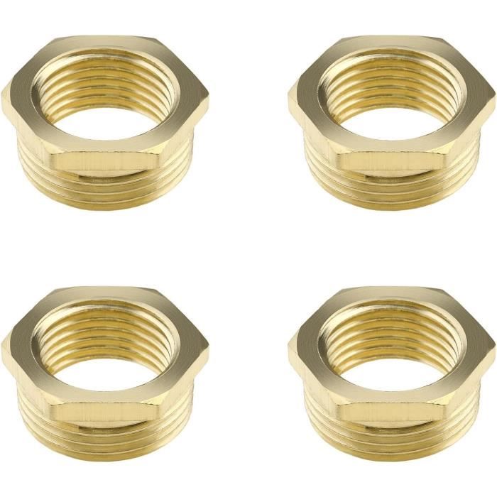 4Pcs Bush Réducteur Connecteur 3-4 Pouces Mâle Vers 1-2 Pouces Femelle Filetage Raccord De Tuyau ...