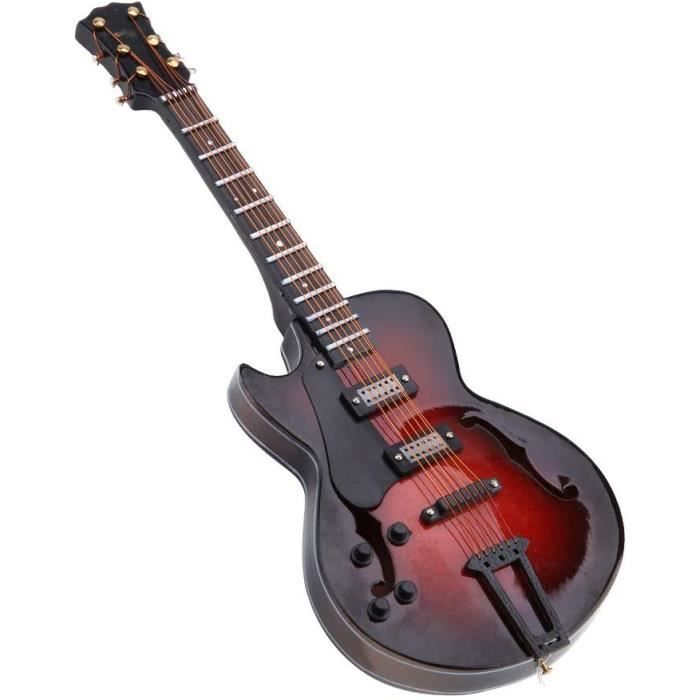 Modèle de Guitare Mini décorations Exécution exquise Montrez Votre ...