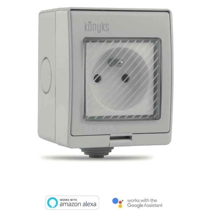 KONYKS Prise extérieure Wi-Fi Pluviose - Cdiscount Bricolage