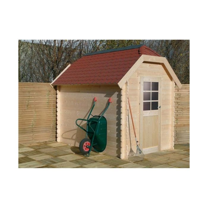 Abri de jardin - SOLID - Galway - Bois massif - 198x298cm - Sécurité ...