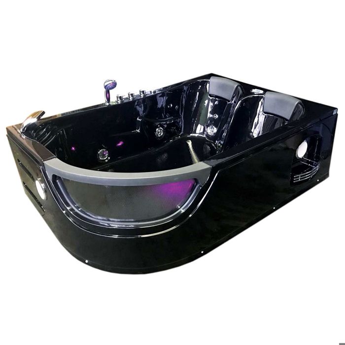 BAIGNOIRE BALNEO BAIN JACUZZI ANGLE Orion TOURBILLON MASSANTE 180 x 120 ...