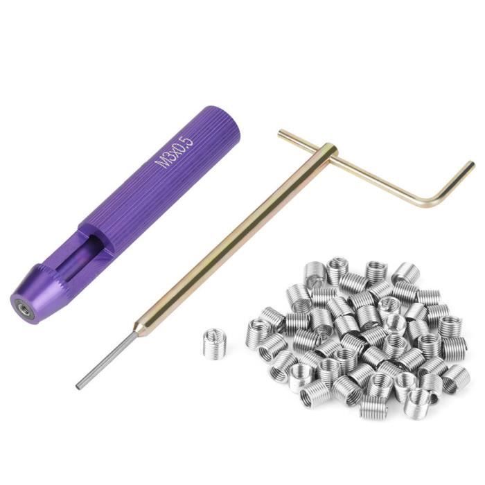 Insert de réparation de filetage, insert hélicoïdal en acier inoxydable ...