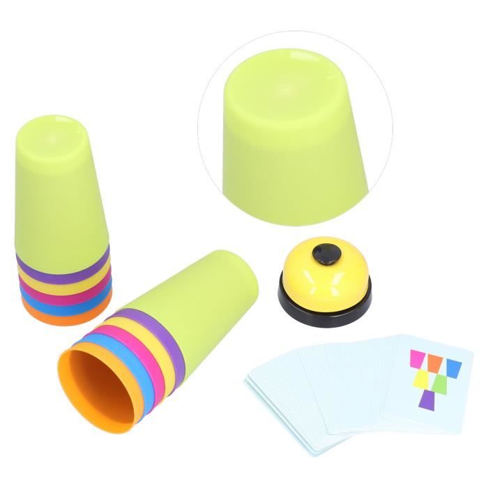 GOTOTOP Jouets de tasses empilables pour bébé Jeu de tasses empilables ...