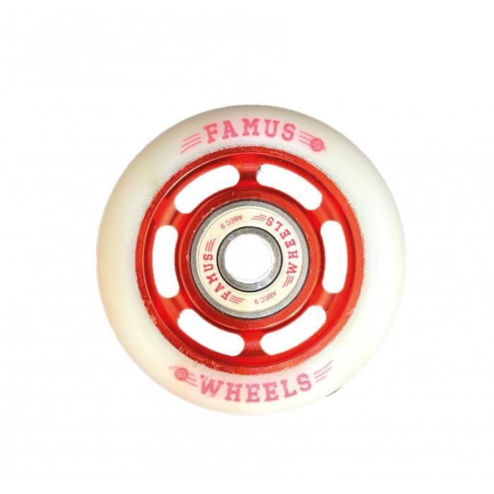 Roues de roller Famus Wheels 92A - rouge - 60 mm - pour adulte - Achat ...