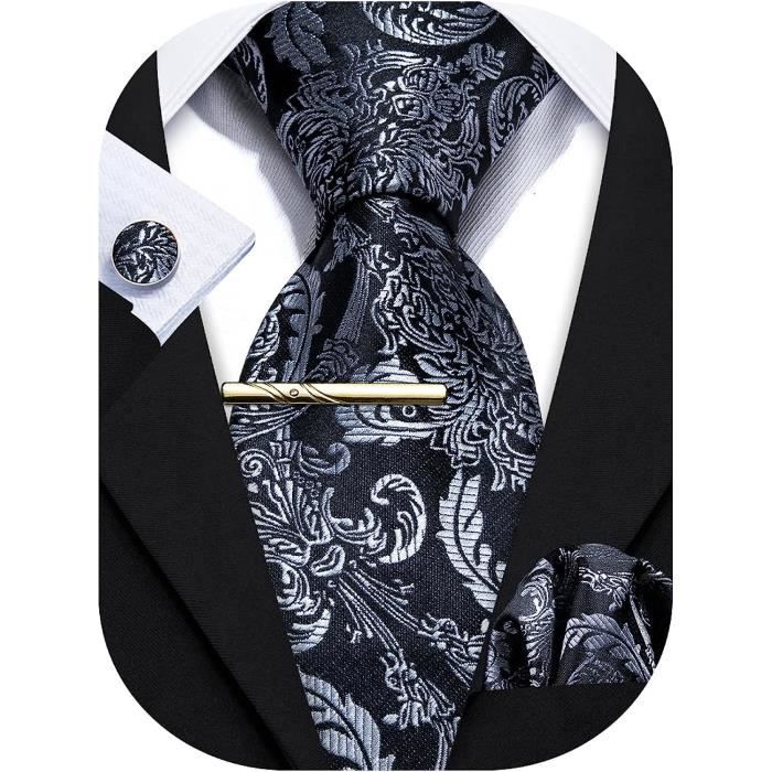 Ensemble De Cravate En Soie Pour Homme Motif Cachemire Floral[H2129 ...